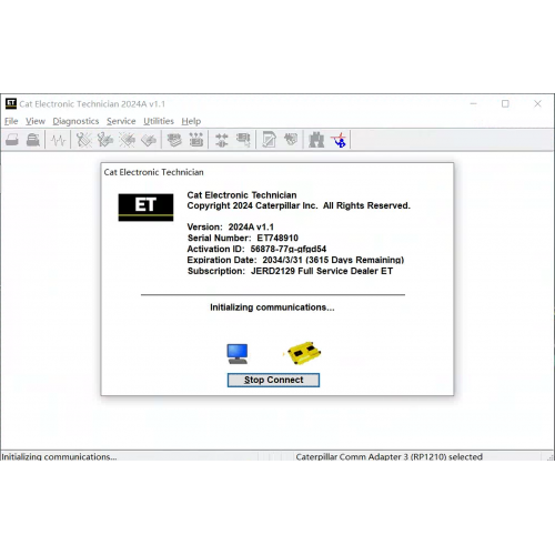 Caterpillar ET 2025A Electronic Technician Diagnostic Software [02/2025]