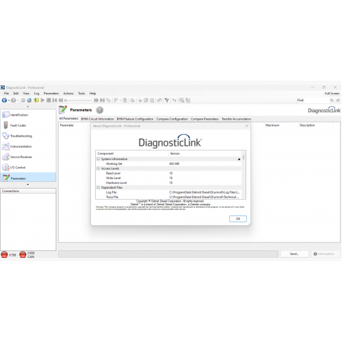 DETROIT DIESEL DIAGNOSTIC LINK 8.20 SP1 LEVEL 10-10-10 [2024]