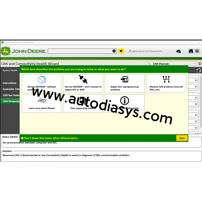 John Deere Service Advisor 5.3.225 Agriculture & Turf Equipment 04.2023 ...