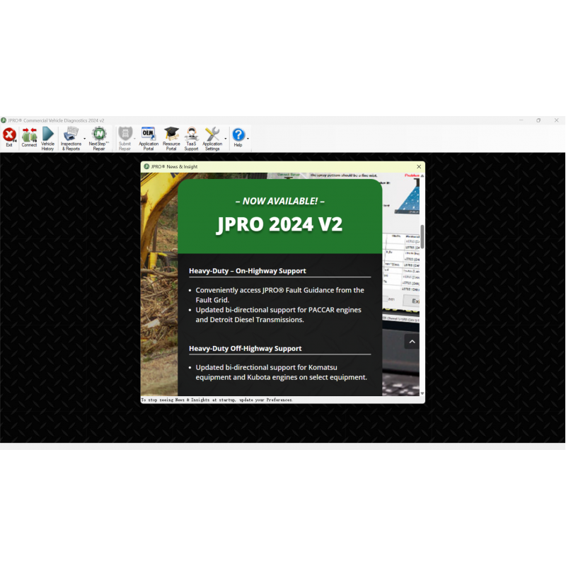 JPRO Professional Truck Diagnostic Software 2025 V1